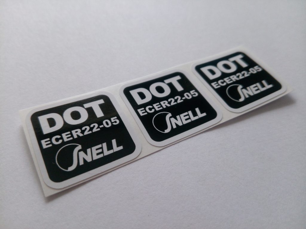 3 x DOT ECE 2205 SNELL sticker Aufkleber Etikett etichetta klistremerke ...