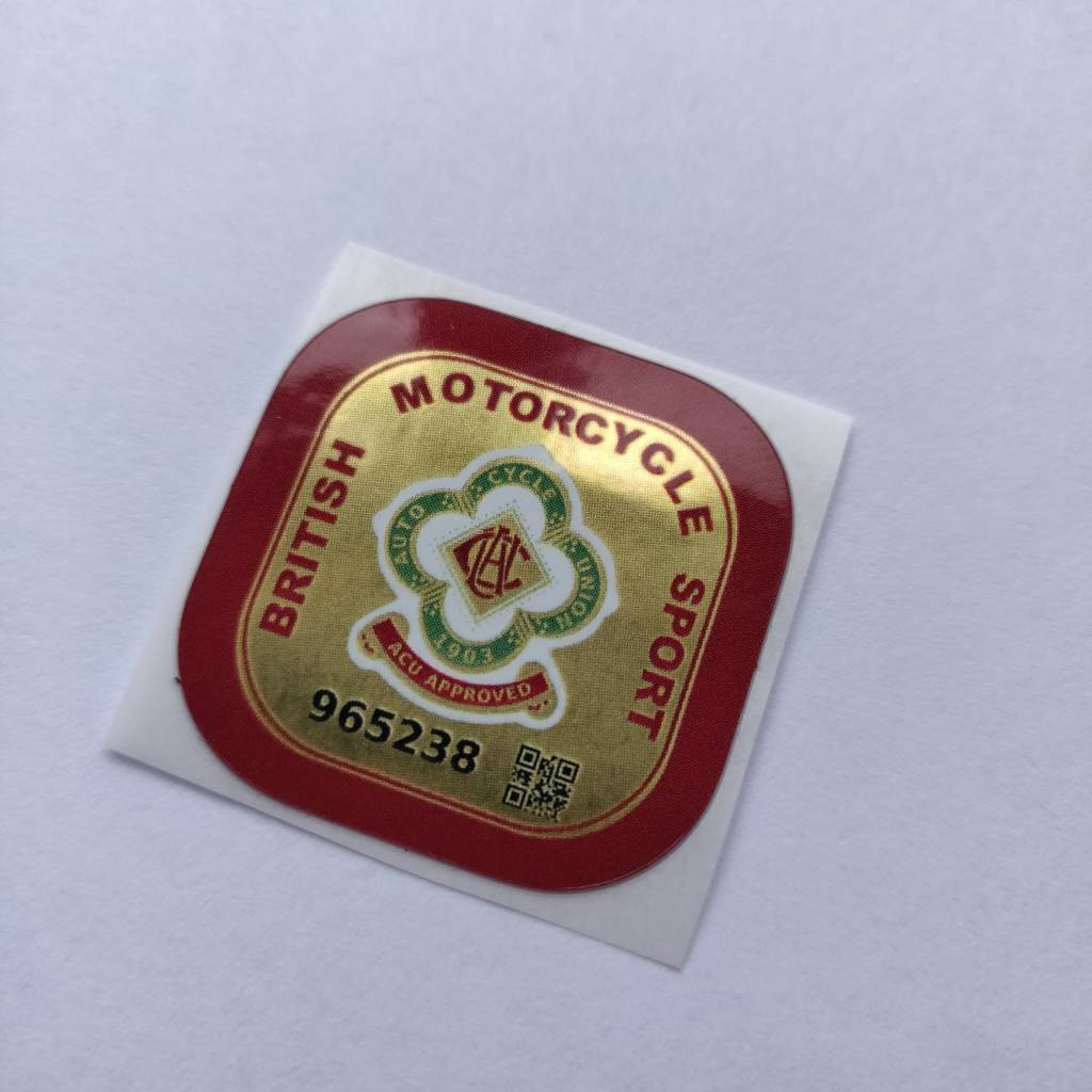 1 x BMS ACU GOLD sticker Aufkleber Etikett etichetta klistremerke V2 ...